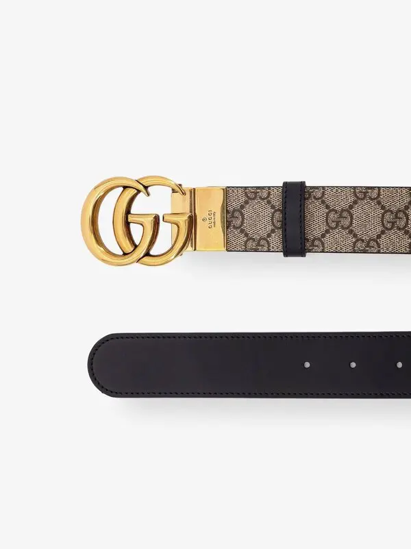 Gucci Gg Supreme Reversible Belt - Multicolor