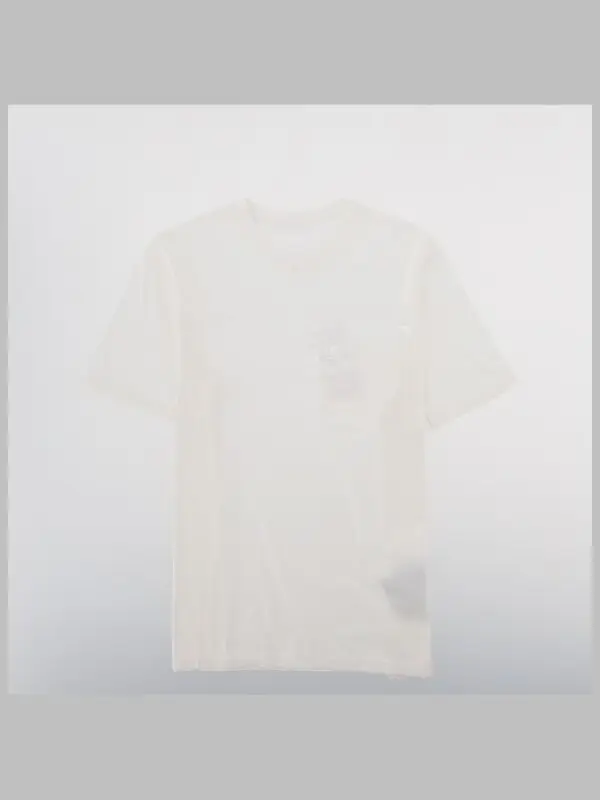MAISON MARGIELA T-shirt In Jersey Di Cotone Taped - White