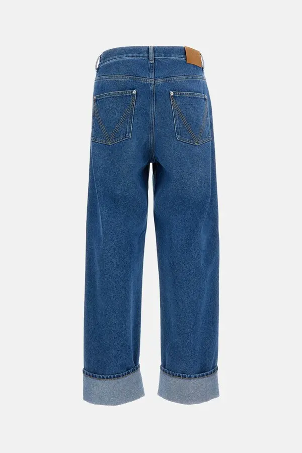 Bottega Veneta Turn Up Hem Jeans