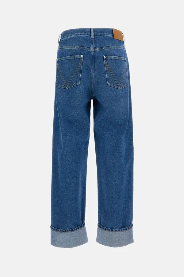 Bottega Veneta Turn-up Hem Jeans - Multicolor