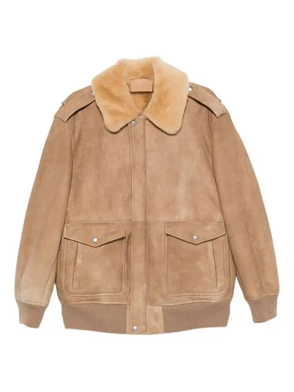 Prada Shearling Bomber Jacket