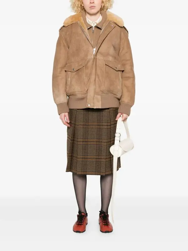 Prada Shearling Bomber Jacket