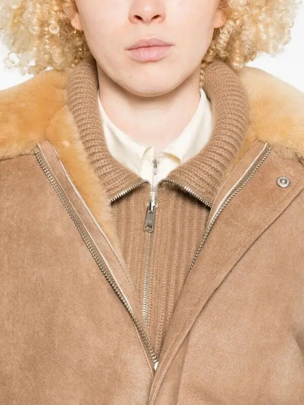 Prada Shearling Bomber Jacket