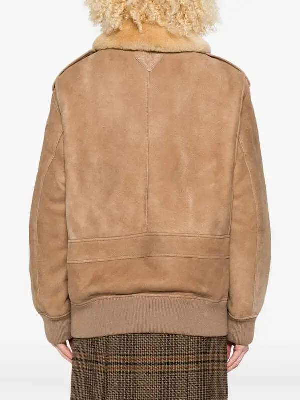 Prada Shearling Bomber Jacket