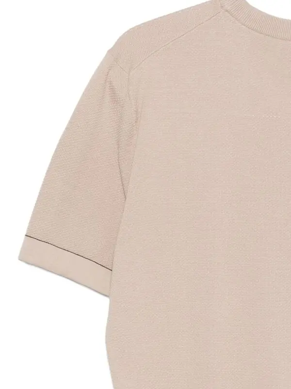 Brioni Piquet Cotton T-shirt