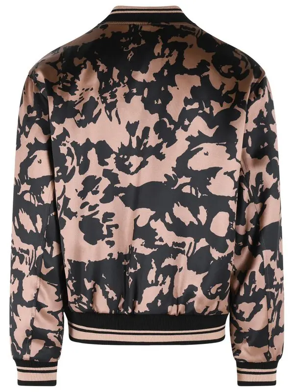 Dries Van Noten Volker' Reversible Bomber Jacket In Viscose Blend