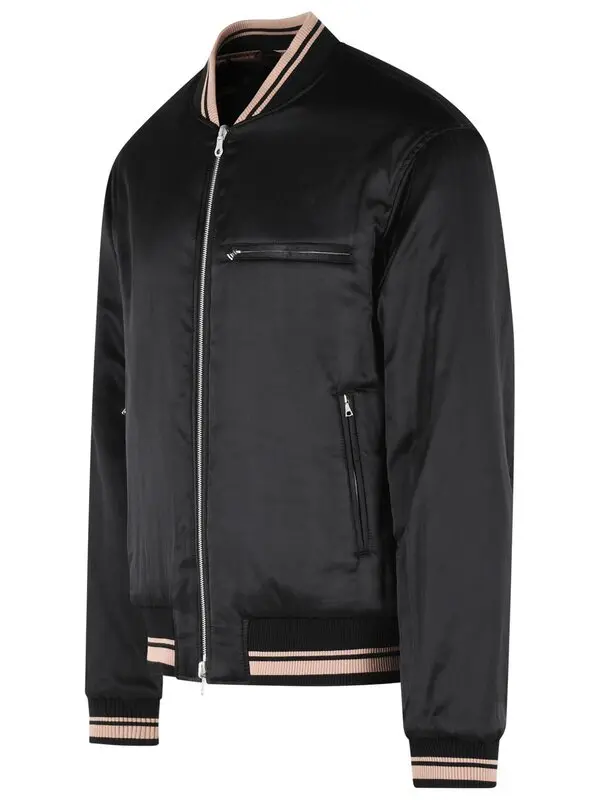 Dries Van Noten Volker' Reversible Bomber Jacket In Viscose Blend