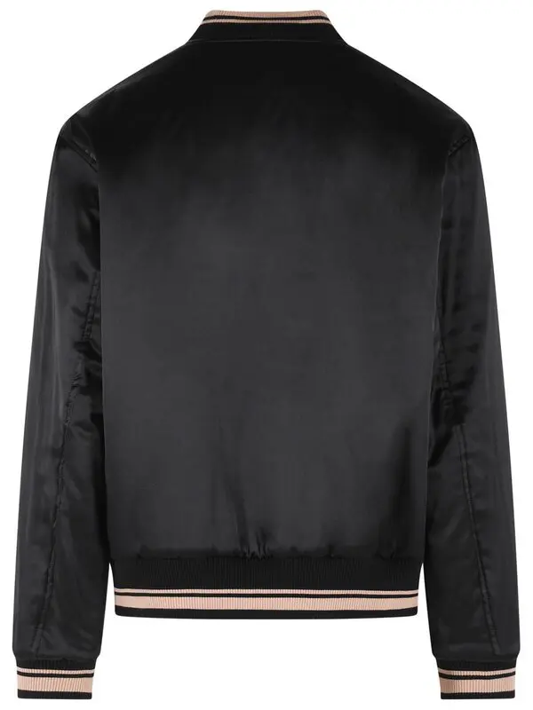 Dries Van Noten Volker' Reversible Bomber Jacket In Viscose Blend