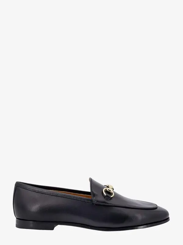 Gucci Leather Jordaan Loafers - Black