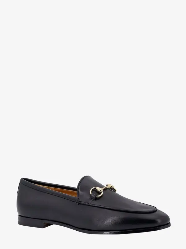 Gucci Leather Jordaan Loafers - Black