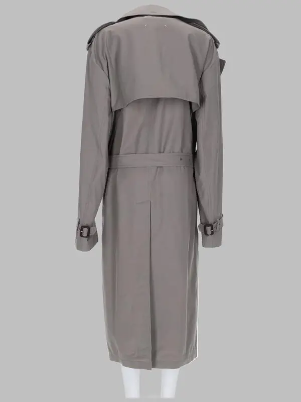 MAISON MARGIELA Trench Con Colletto Ripiegato