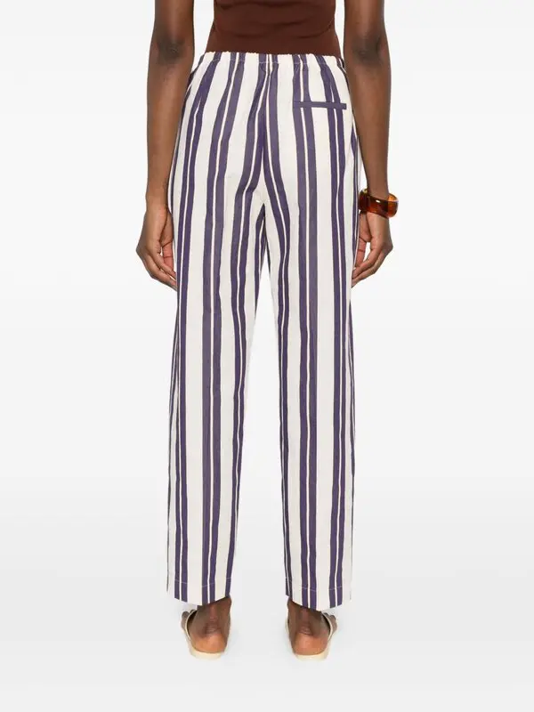 FORTE_FORTE Striped Drawstring Trousers