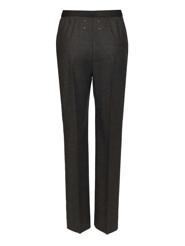 MAISON MARGIELA Straight Wool Trousers
