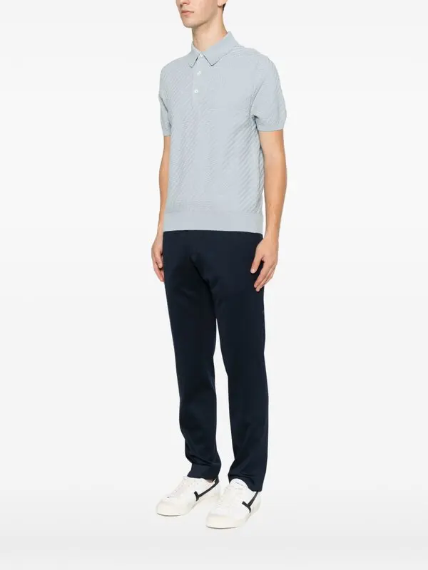 Brioni Cotton And Cashmere Polo Shirt