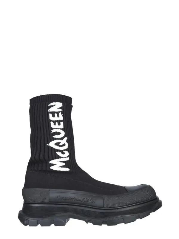 Alexander McQueen Tread Slick Boot - Black