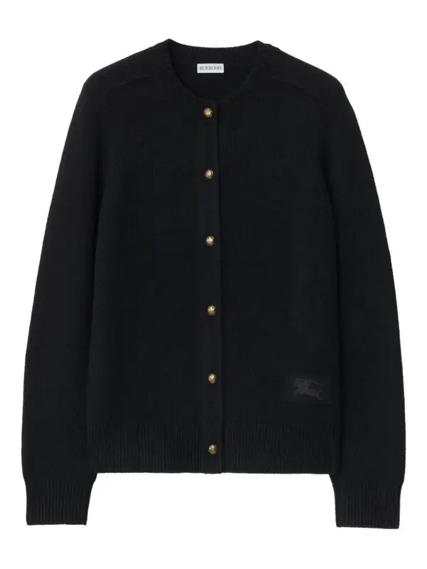 Burberry Cashmere Cardigan - Black