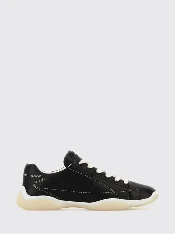 Prada Leather Sneakers - Black