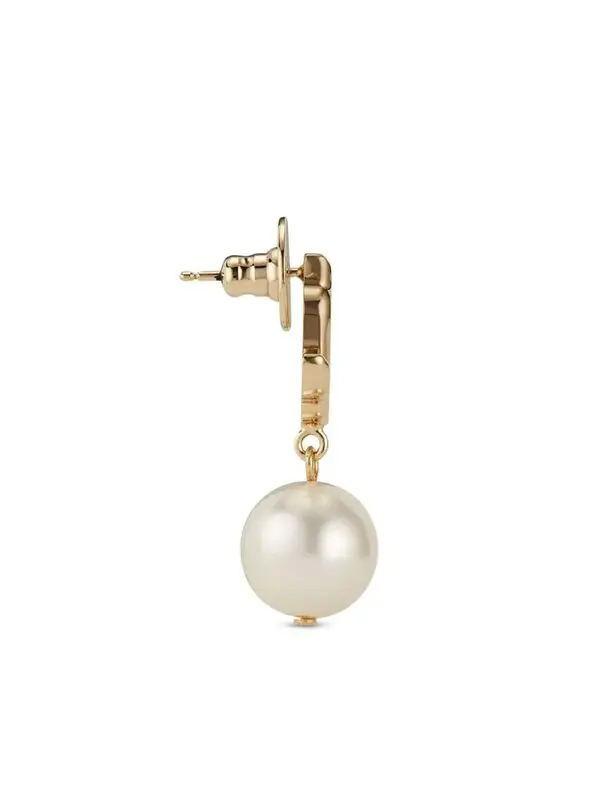 JIMMY CHOO Jc Pearl Stud Earrings - Silver