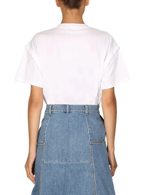 Stella McCartney Crystal Logo T-shirt