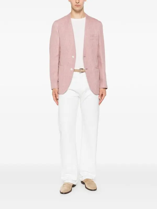 Brioni Linen And Silk Blend Jardigan