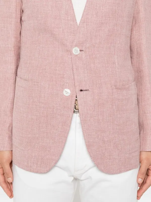 Brioni Linen And Silk Blend Jardigan
