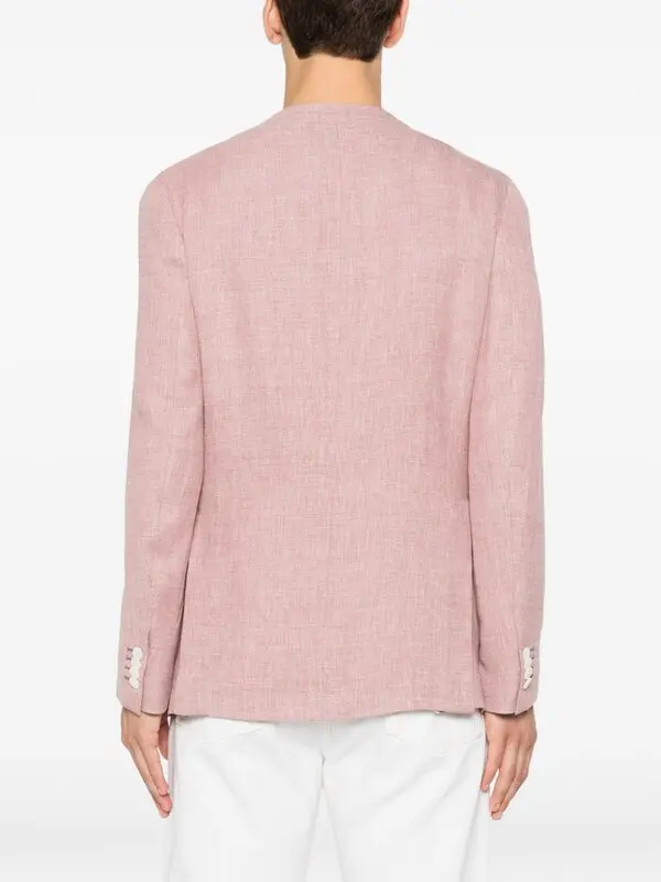 Brioni Linen And Silk Blend Jardigan