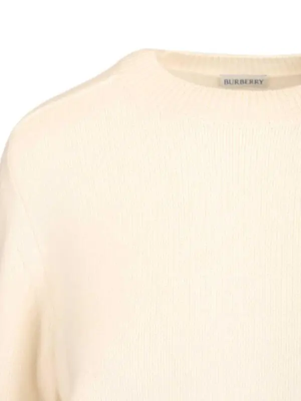 Burberry Cashmere Sweater - Cream