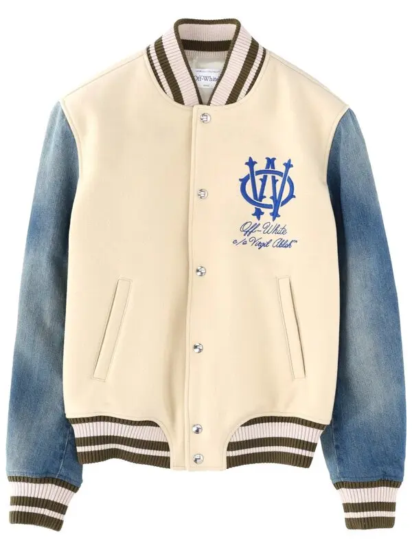 Off-White Gothic Wool Denim Jacket