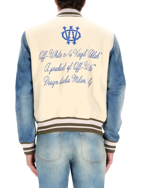 Off-White Gothic Wool Denim Jacket