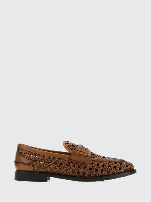 Miu Miu Perforated Calfskin Loafers