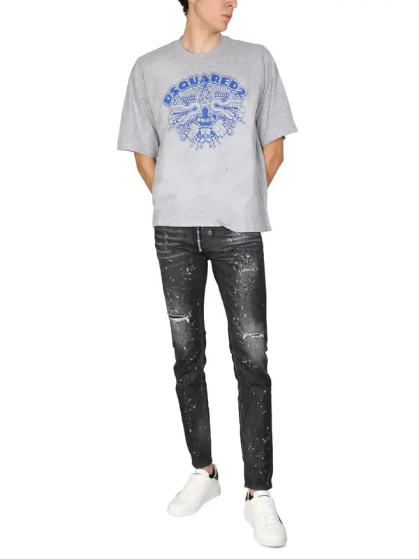 Dsquared2 Dragon Bros Football T-shirt