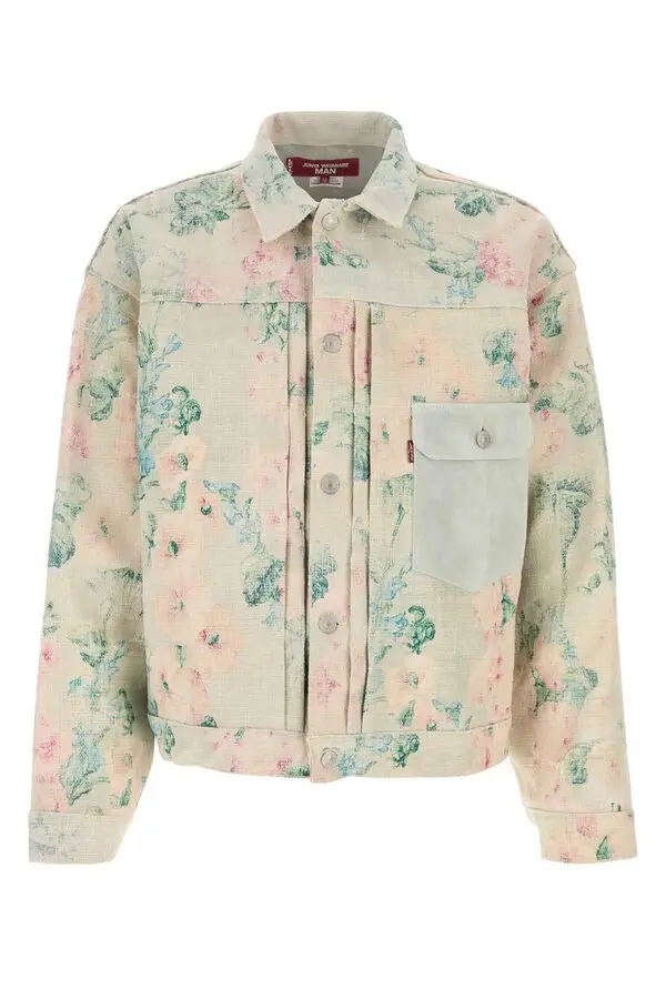 Junya Watanabe Embroidered Canvas Jacket - Multicolor