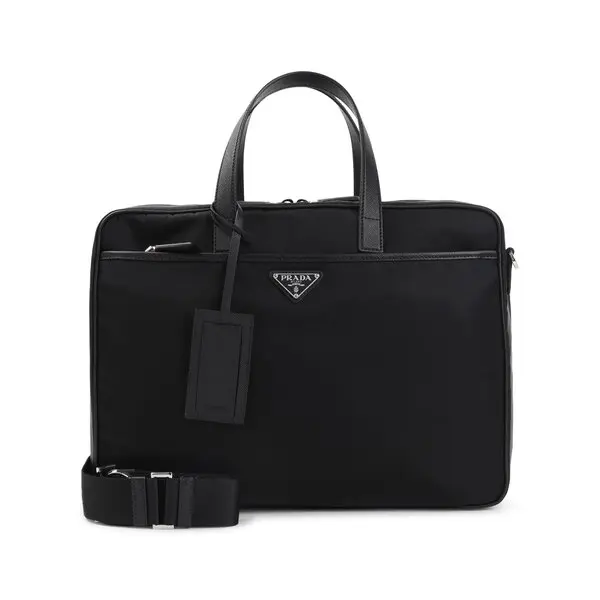 Prada Re-nylon Briefcase - Black