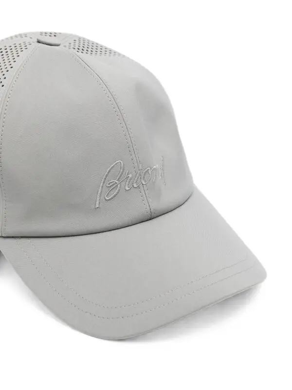 Brioni Embroidered Logo Baseball Cap