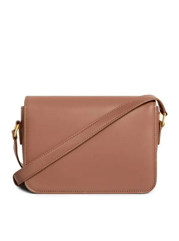 Celine Teen Triomphe Bag In Polished Calfskin - Multicolor