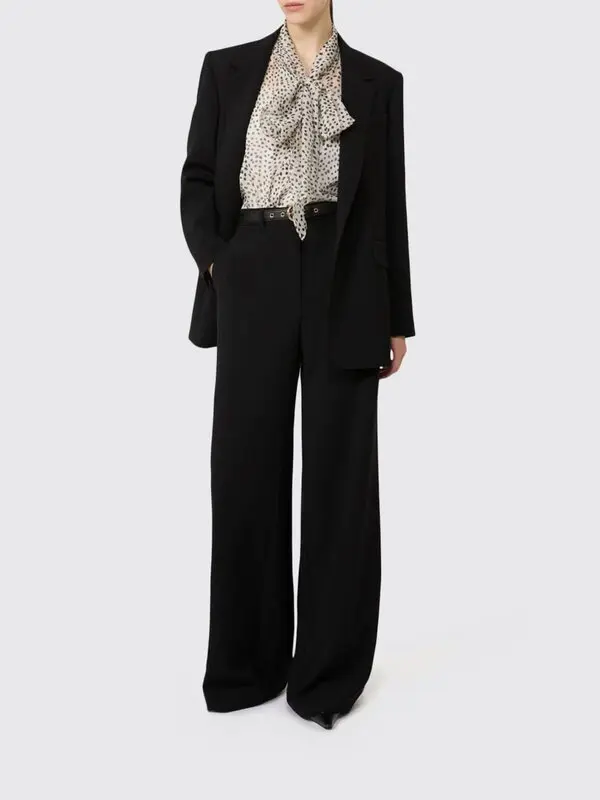 Max Mara Belted Wide Leg Trousers