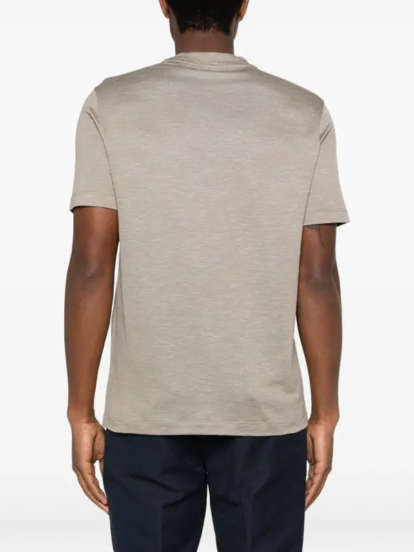 Brioni Silk And Cashmere Blend T-shirt