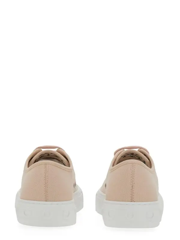 FERRAGAMO Sneaker With Logo - Pink
