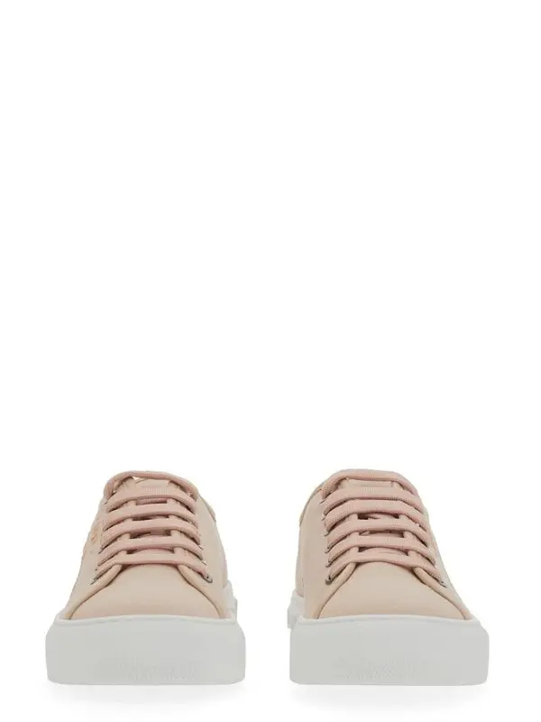 FERRAGAMO Sneaker With Logo - Pink