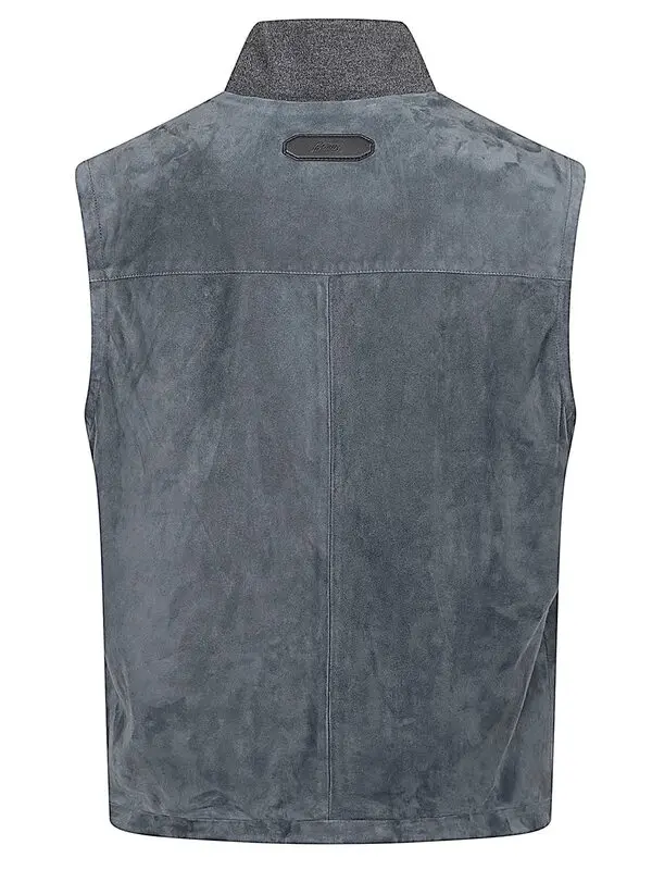 Brioni Suede Leather Padded Vest