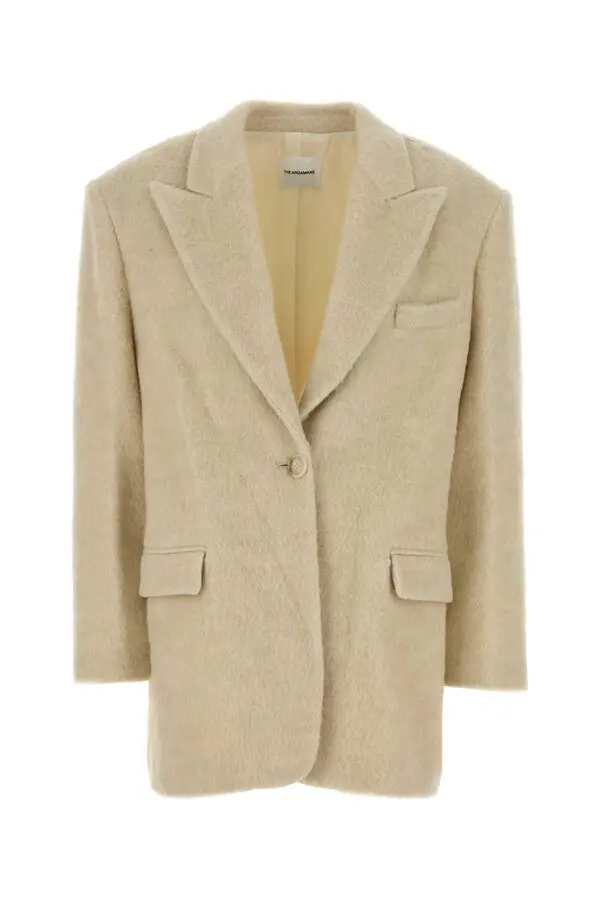 Andamane Sand Acrylic Blend Coat