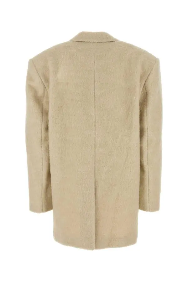 Andamane Sand Acrylic Blend Coat