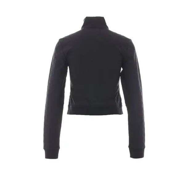 Gucci Gg Jacquard Jersey Jacket With Zipper - Black