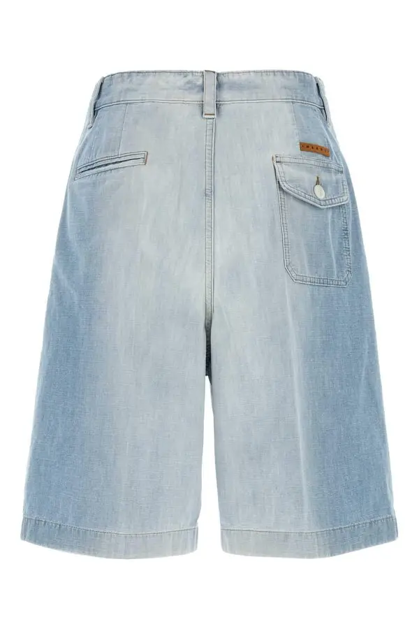 Marni Denim Bermuda Shorts - Blue