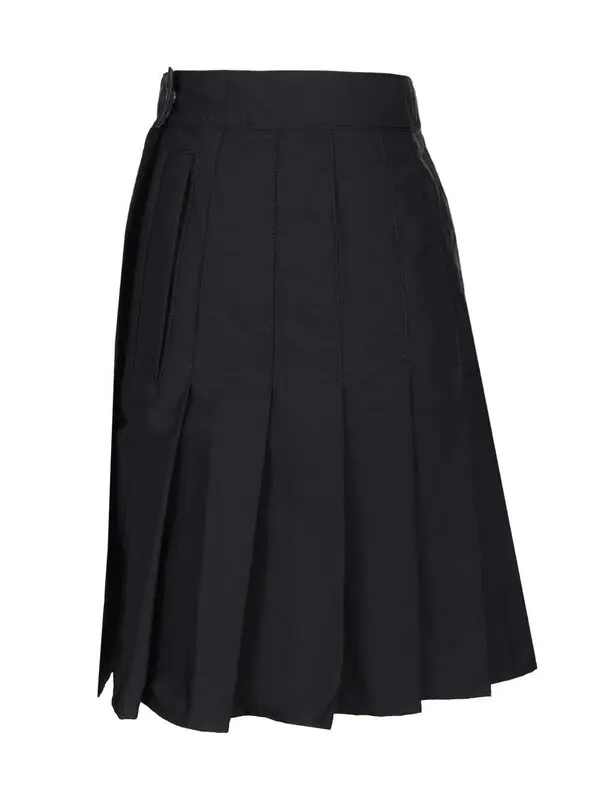 Burberry Pleated Mini Skirt - Blue
