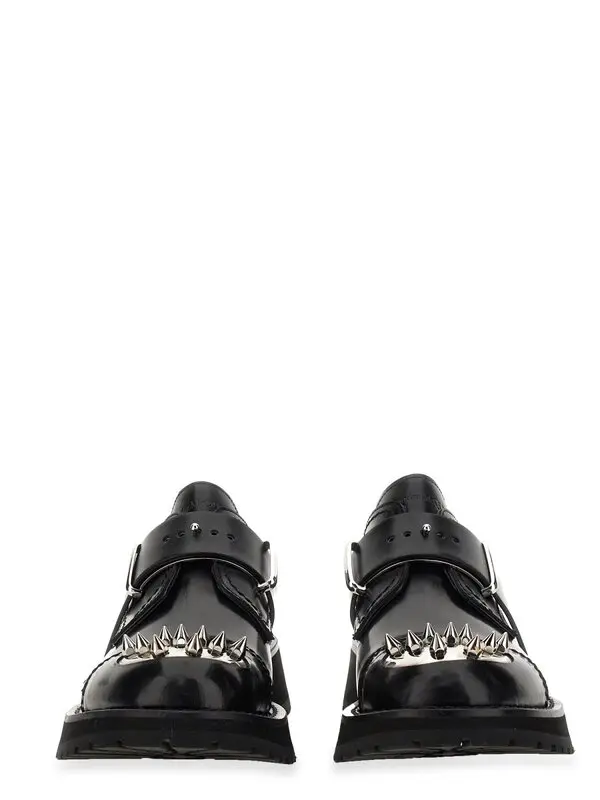 Alexander McQueen Studded Leather Derby Loafer