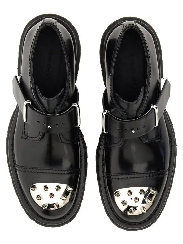 Alexander McQueen Studded Leather Derby Loafer