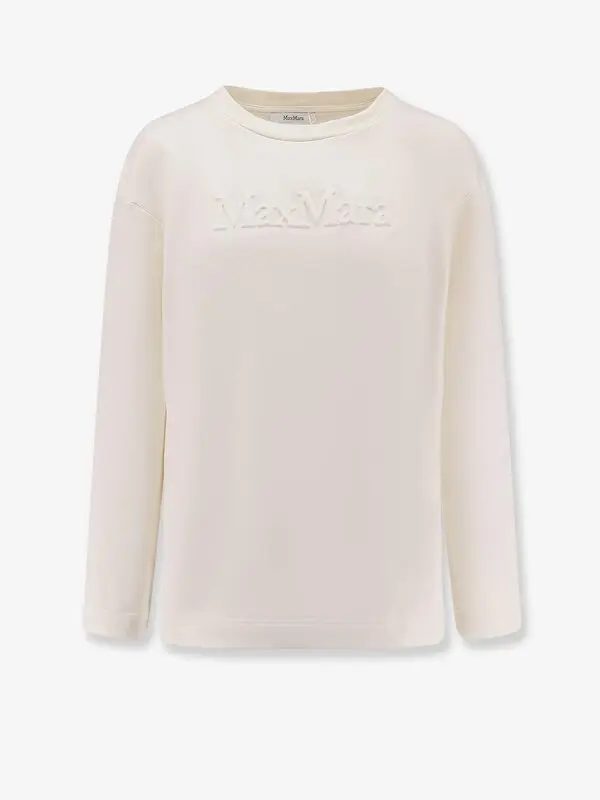 Max Mara Berma Cotton And Silk Sweatshirt