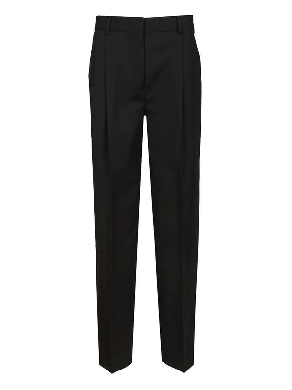 TOTEME Pleated Trousers - Black