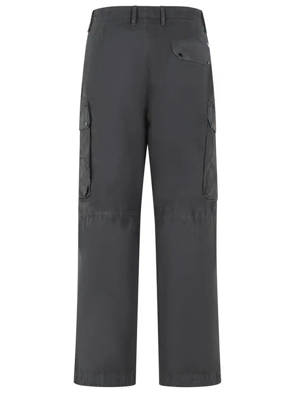 C.P. COMPANY Grey Cotton Cargo Pants